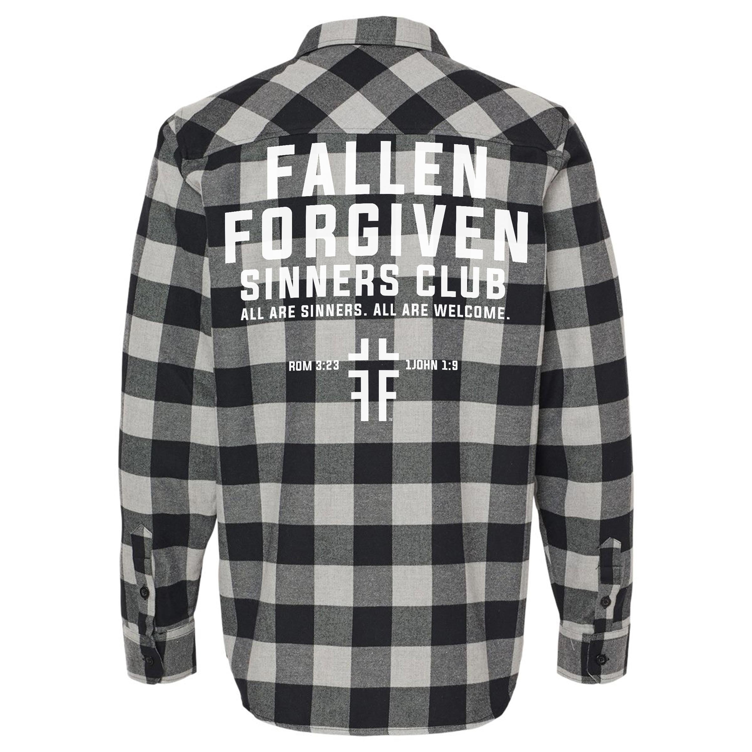 Sinners Club Flannel – Fallen Forgiven™